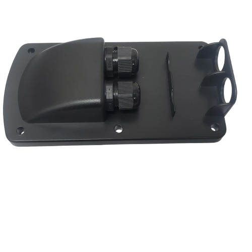 Double Cable Entry with 2 Glands with Cable Holder - Waterproof IP68 ...