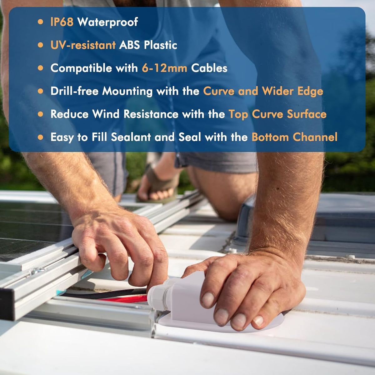 Double Cable Entry Gland with 2 Glands - Waterproof IP68 – solarsuperstore