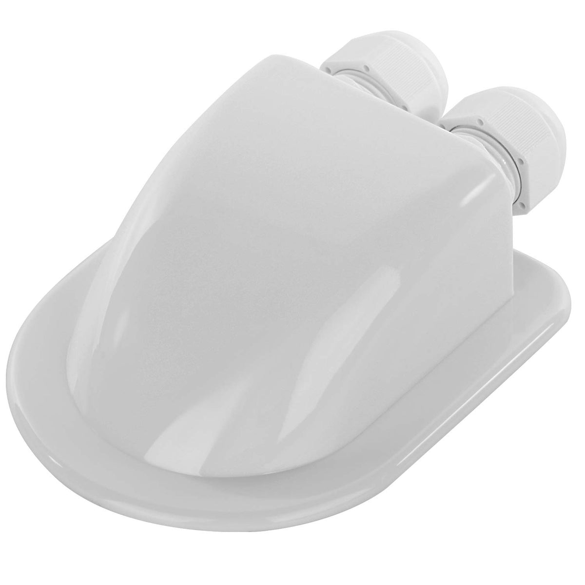 Double Cable Entry Gland with 2 Glands - Waterproof IP68 (White or Bla ...
