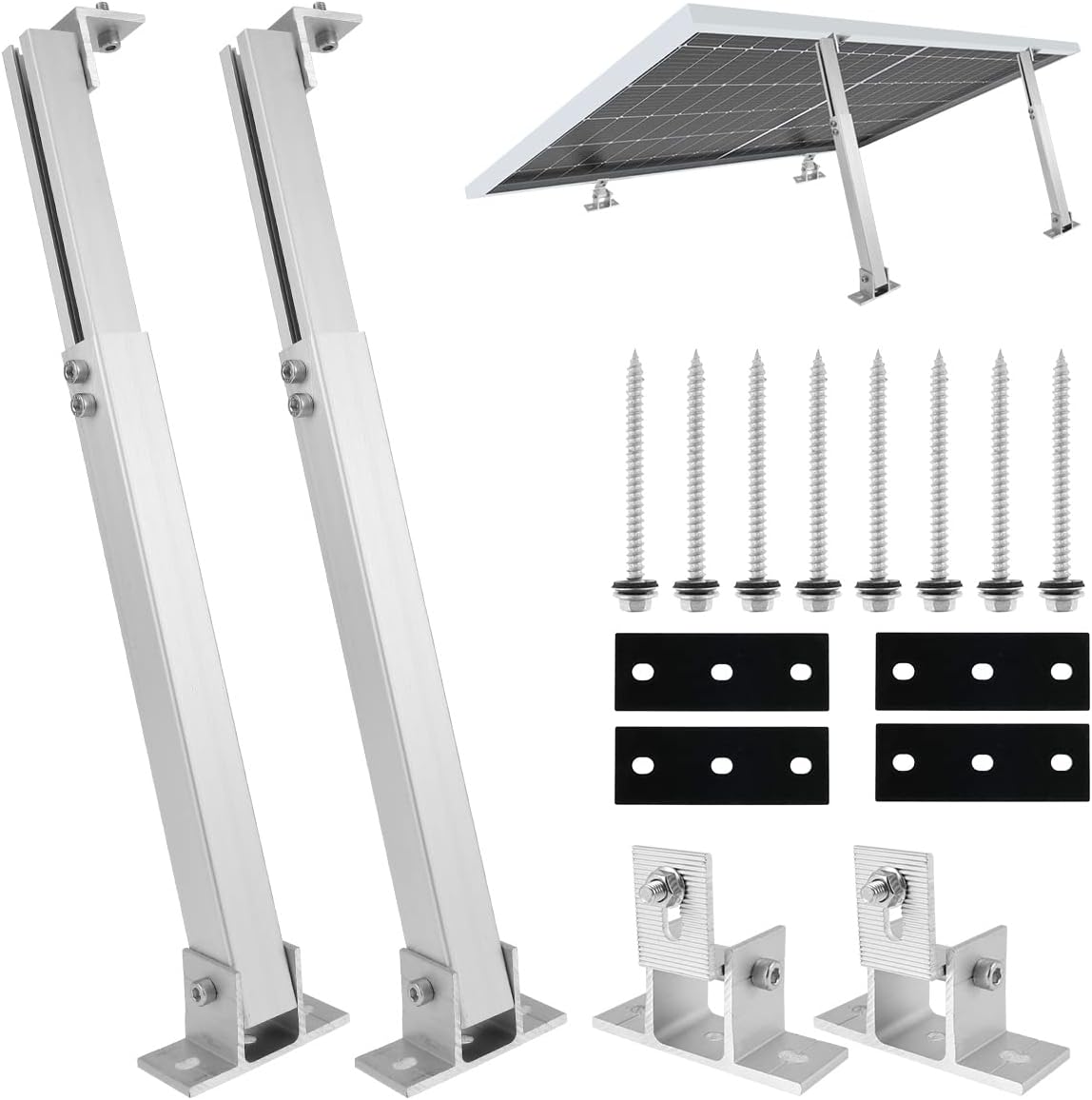 Adjustable Universal Solar Mounting Brackets - 16-26" Height – Solar ...